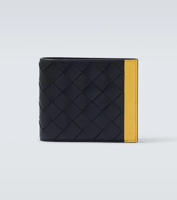 Bottega Veneta Intrecciato Leather Bifold Wallet - Black