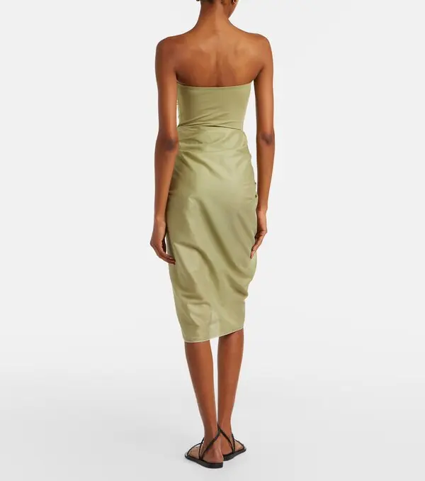 ERES Cabine Cotton Voile Beach Cover-up - Green