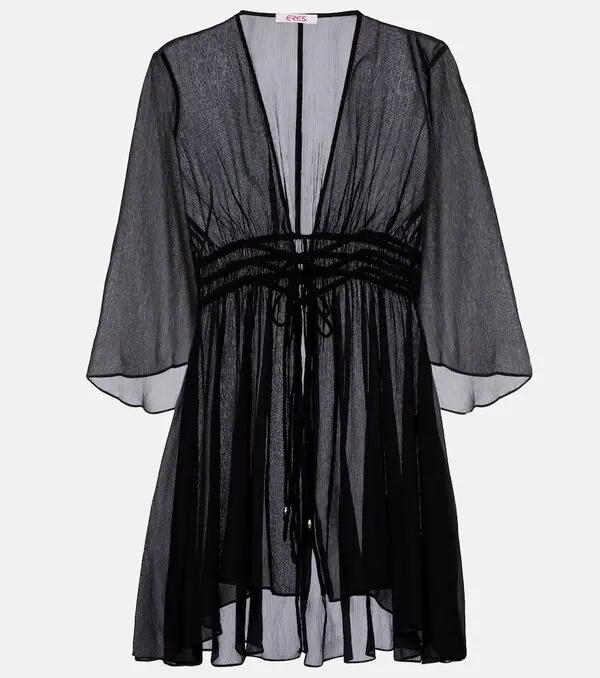 ERES Operette Silk Muslin Top - Black