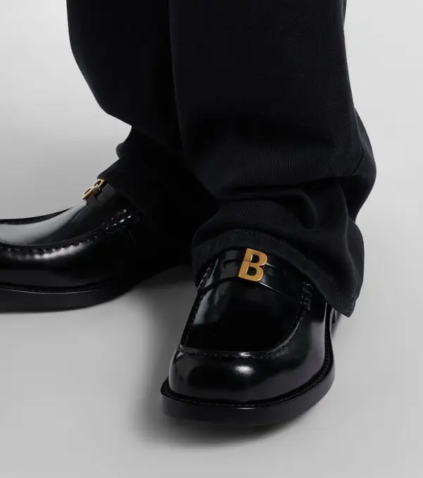 Balenciaga Leather Loafers