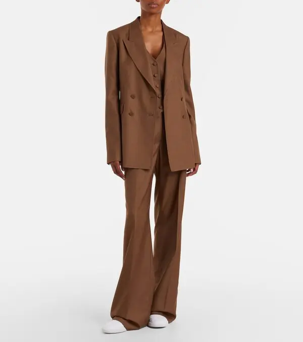 Gabriela Hearst Angela Wool And Silk Blazer