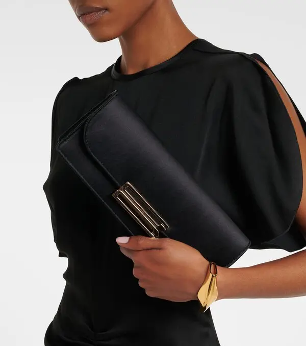 Victoria Beckham Dorian East-west Clutch - Black