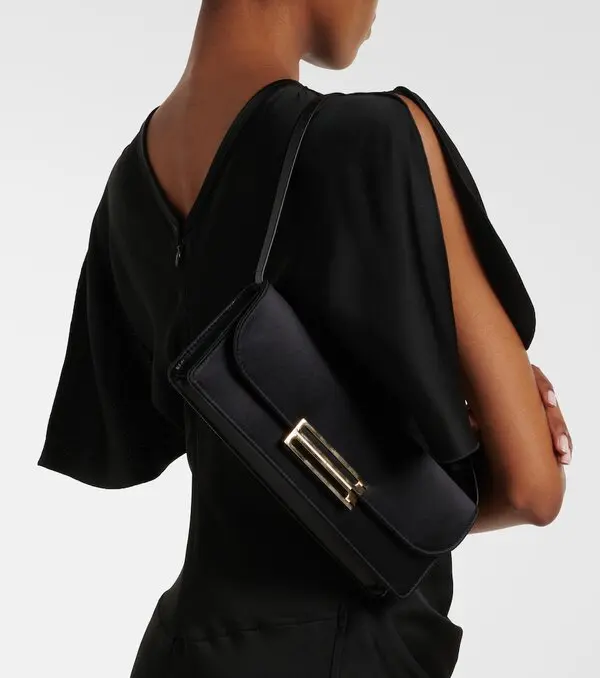 Victoria Beckham Dorian East-west Clutch - Black