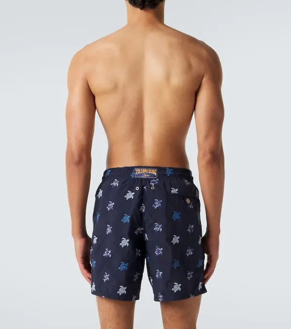 Vilebrequin Printed Swim Trunks - Blue