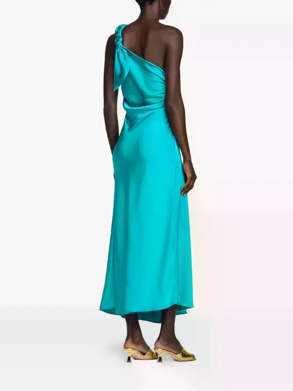Sandro One-shoulder Midi Dress