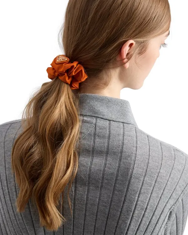 Prada Re-nylon Hair Bands Set - Orange