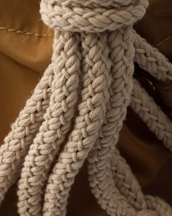 Prada Medium Cotton Macramé Bag