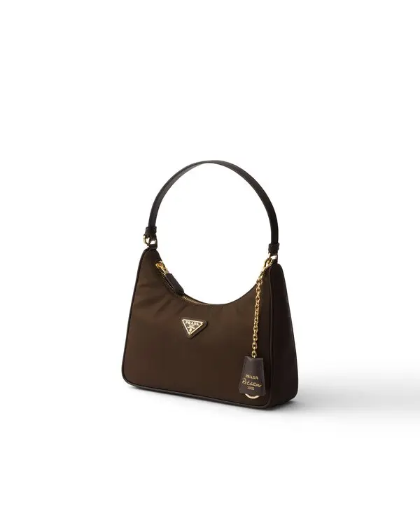 Prada Re-edition 2005 Re-nylon And Saffiano Mini Bag - Brown