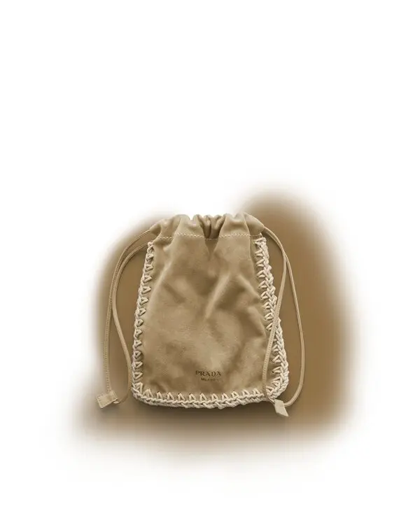 Prada Suede Smartphone Case - Neutral