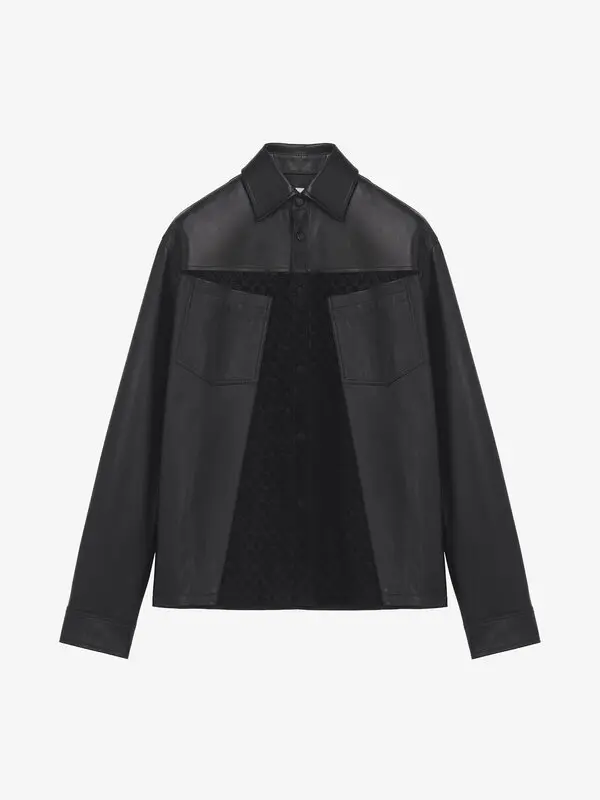 Alexander McQueen Leather Overshirt