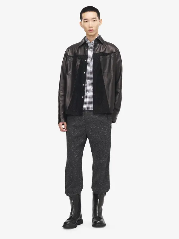 Alexander McQueen Leather Overshirt