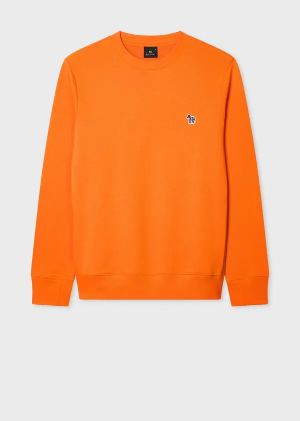 Paul Smith Organic Cotton Zebra Logo Sweatshirt