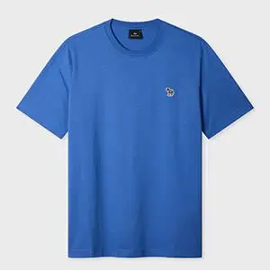 Paul Smith Mid- Organic Cotton Zebra Logo T-shirt - Blue