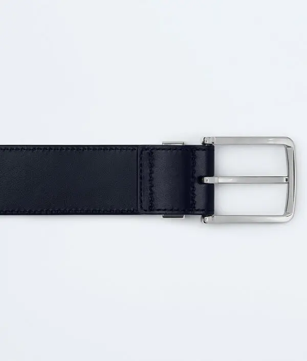 Bottega Veneta Intreccio Loop Belt - Midnight