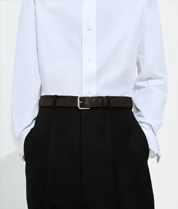 Bottega Veneta Intrecciato Belt - Fondant