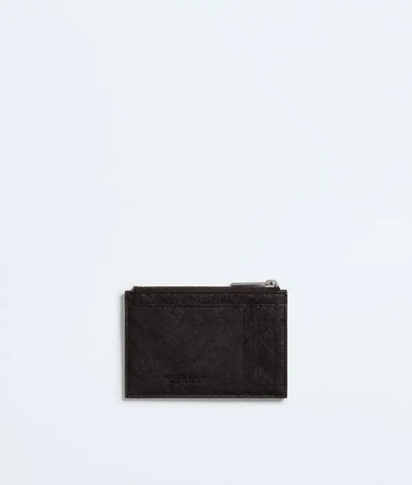 Bottega Veneta Woven Mycelium Zipped Card Case