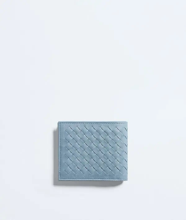 Bottega Veneta Woven Mycelium Bi-fold Wallet - Mineral
