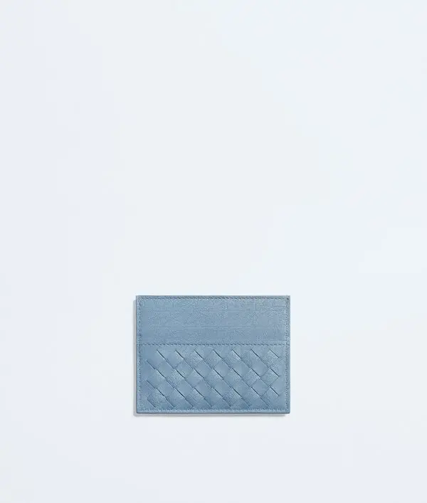 Bottega Veneta Woven Mycelium Credit Card Case - Mineral