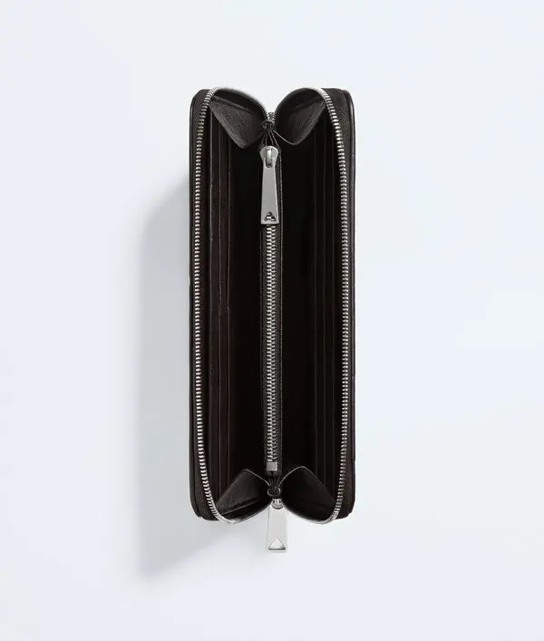 Bottega Veneta Woven Mycelium Zip-around Wallet