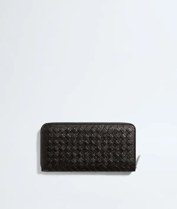 Bottega Veneta Woven Mycelium Zip-around Wallet
