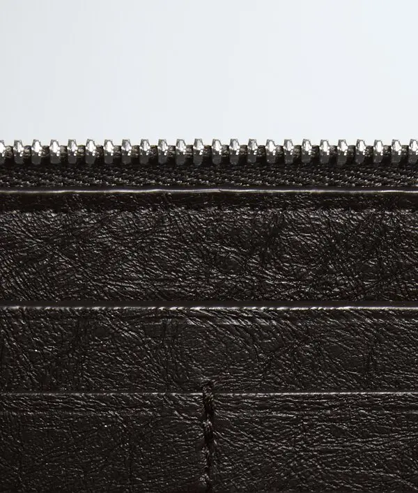 Bottega Veneta Woven Mycelium Zip-around Wallet