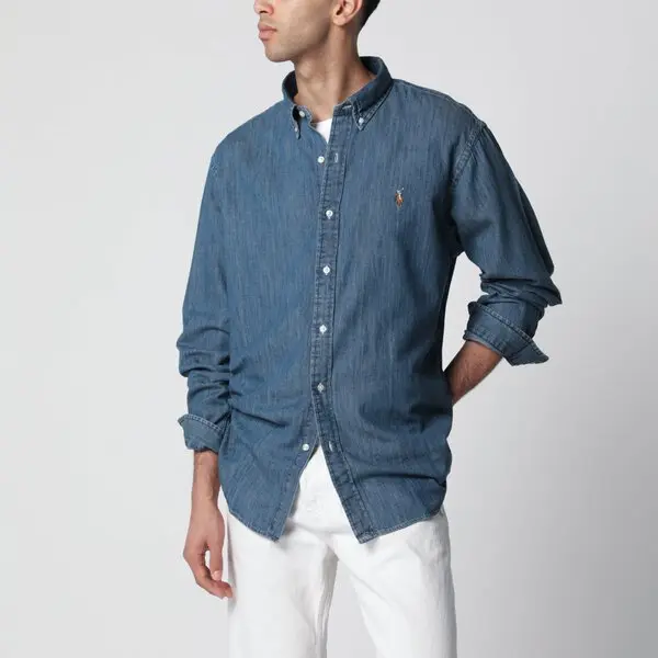 Polo Ralph Lauren Denim Custom-fit Shirt - Blue