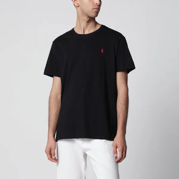 Polo Ralph Lauren T-shirt In Cotton Custom Slim-fit - Black