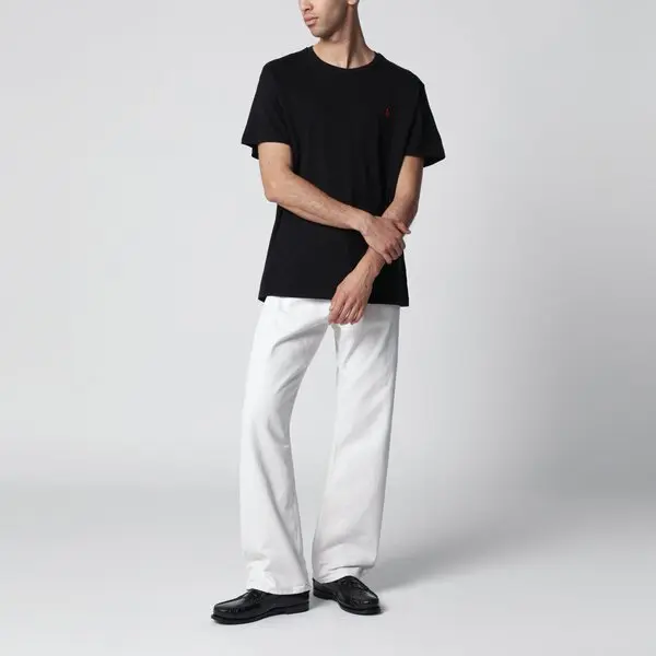 Polo Ralph Lauren T-shirt In Cotton Custom Slim-fit - Black
