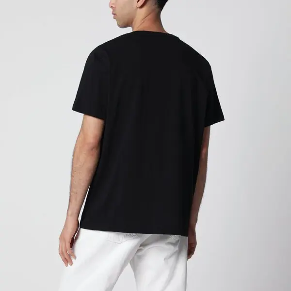 Polo Ralph Lauren T-shirt In Cotton Custom Slim-fit - Black