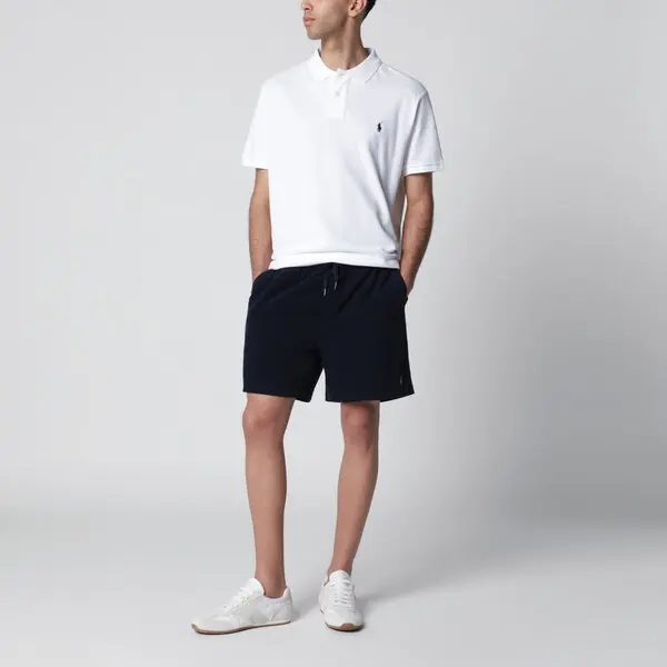 Polo Ralph Lauren Navy Ribbed Classic-fit Shorts