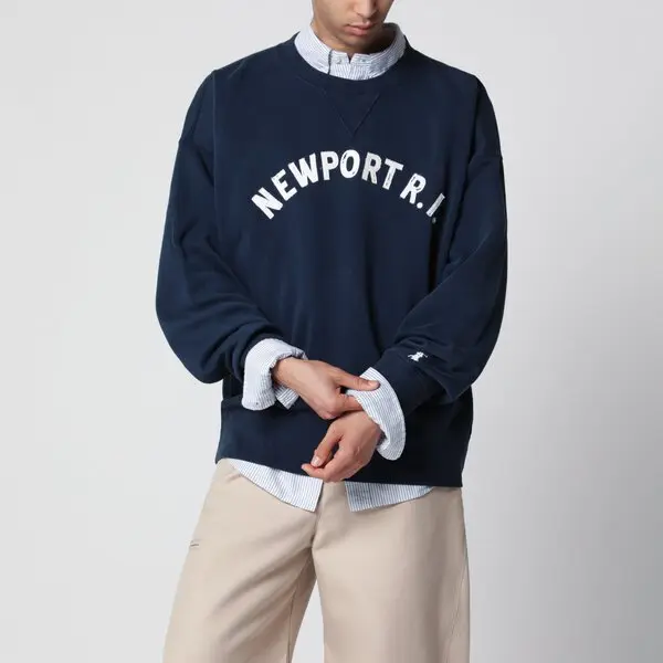 Polo Ralph Lauren Embroidered Cotton Sweatshirt - Blue