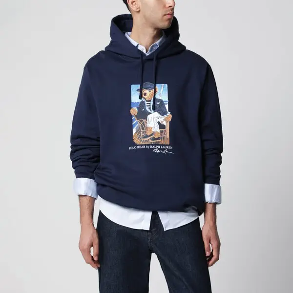 Polo Ralph Lauren Navy Polo Bear Hoodie