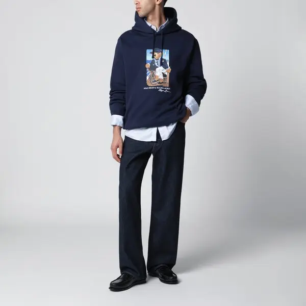 Polo Ralph Lauren Navy Polo Bear Hoodie