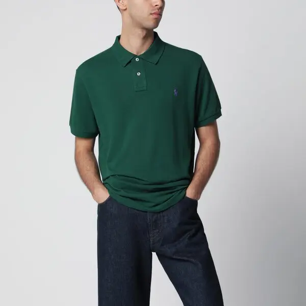 Polo Ralph Lauren Forest Cotton Custom Slim-fit Polo Shirt - Green