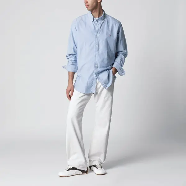 Polo Ralph Lauren Oxford Shirt Custom-fit - Light Blue