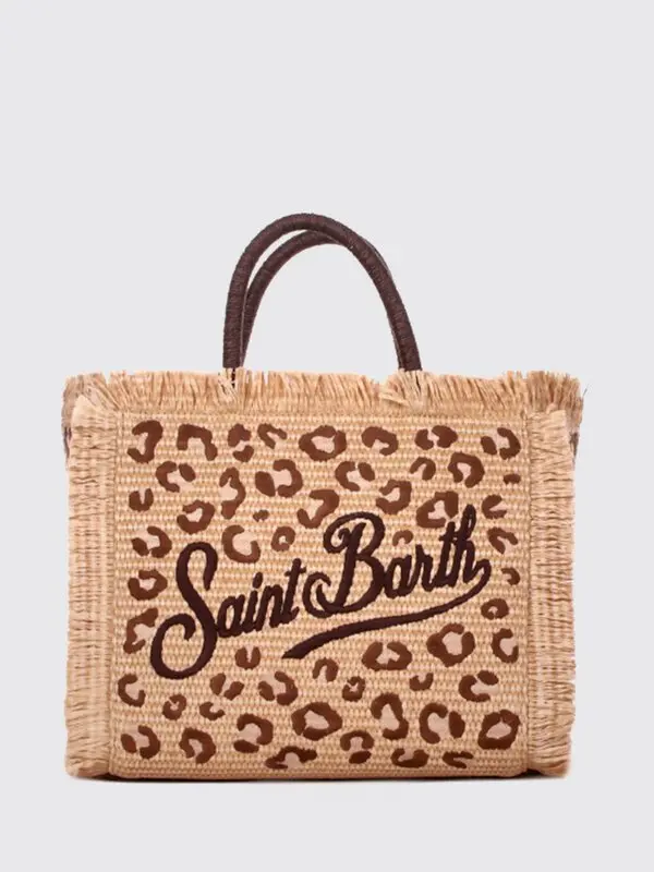 MC2 SAINT BARTH Woven Tote Bag - Safari