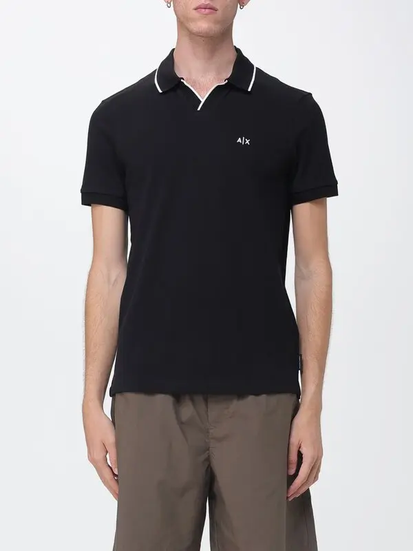Armani Exchange Polo Shirt - Black