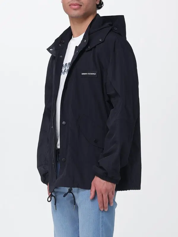 Armani Exchange Hooded Jacket - Navy