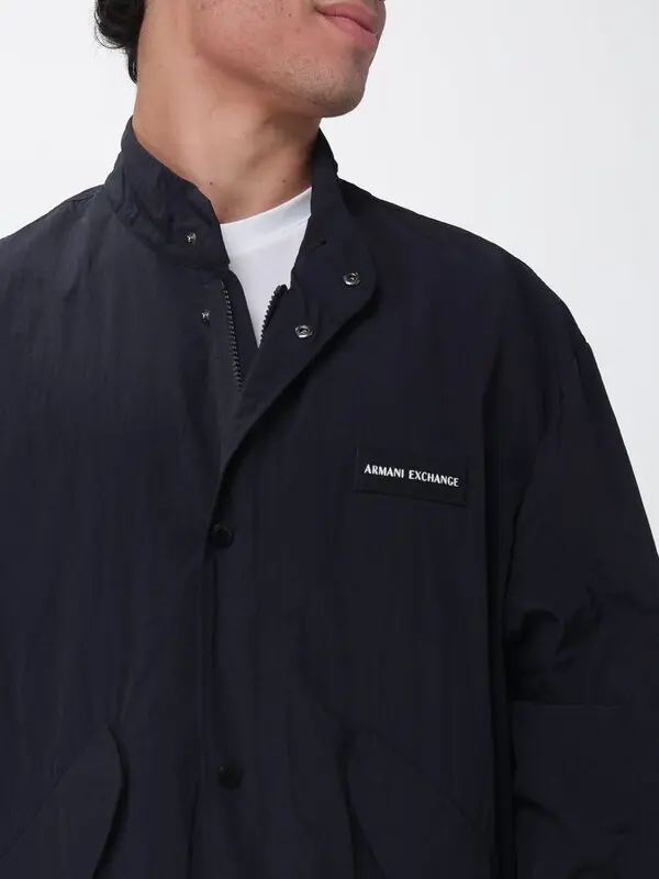 Armani Exchange Hooded Jacket - Navy