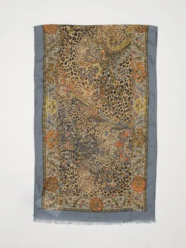 Etro Printed Silk Scarf - Multicolor