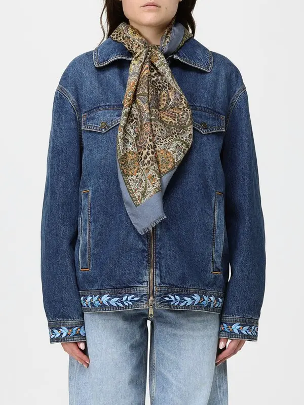 Etro Printed Silk Scarf