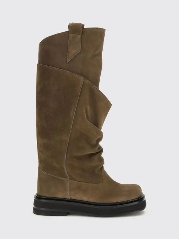 Attico Knee High Boots - Brown