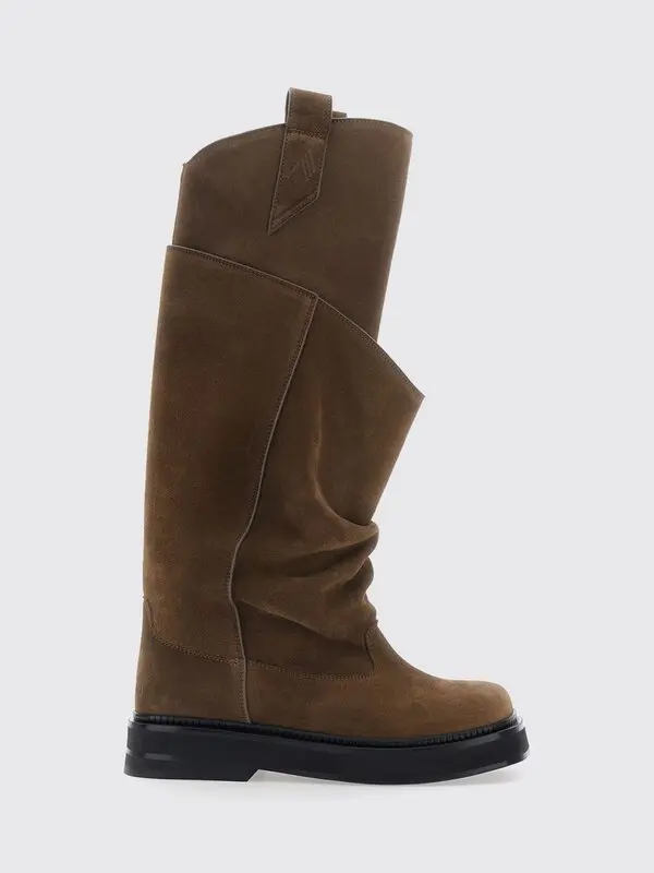 Attico Knee High Boots - Brown