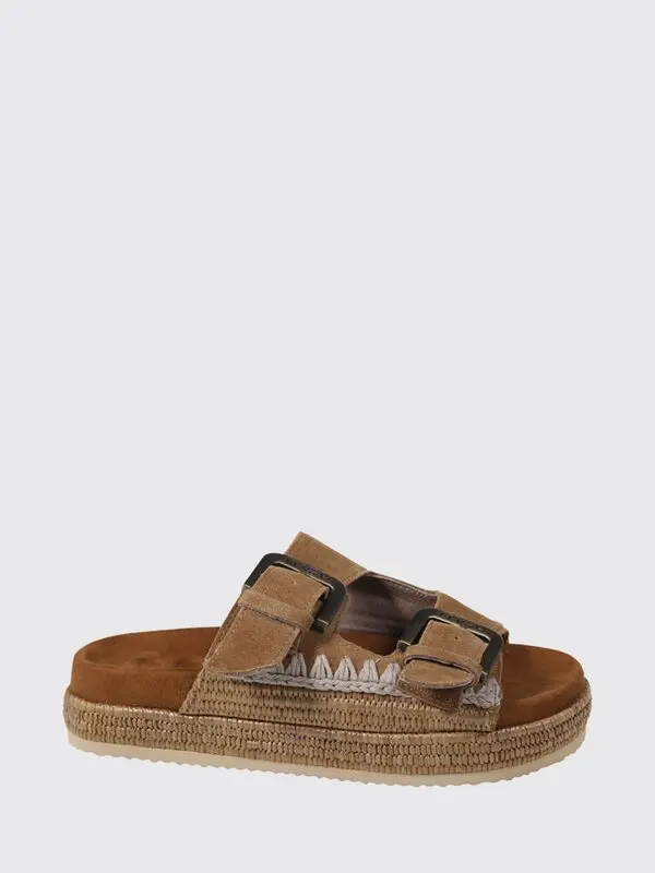 Mou Heeled Sandal - Natural