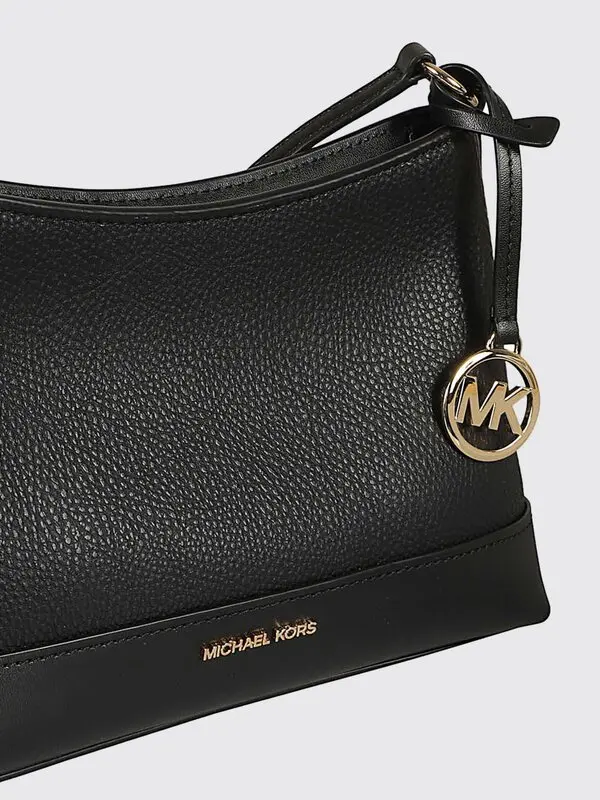 Michael Kors Leather Crossbody Bag - Black