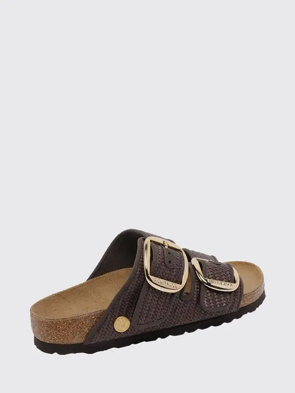 BIRKENSTOCK Heeled Sandals With Buckle Detailing - Brown