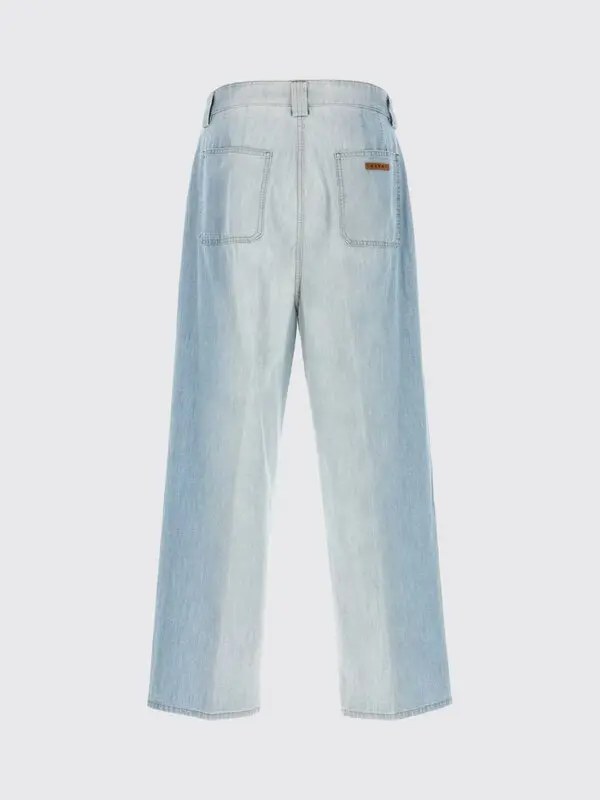 Marni Pleated Wide-leg Jeans