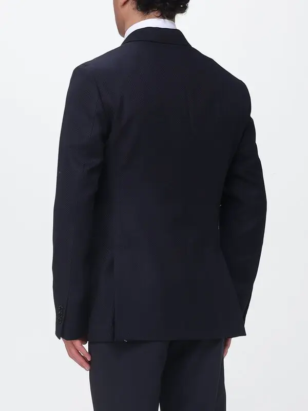 LARDINI Double Breasted Blazer