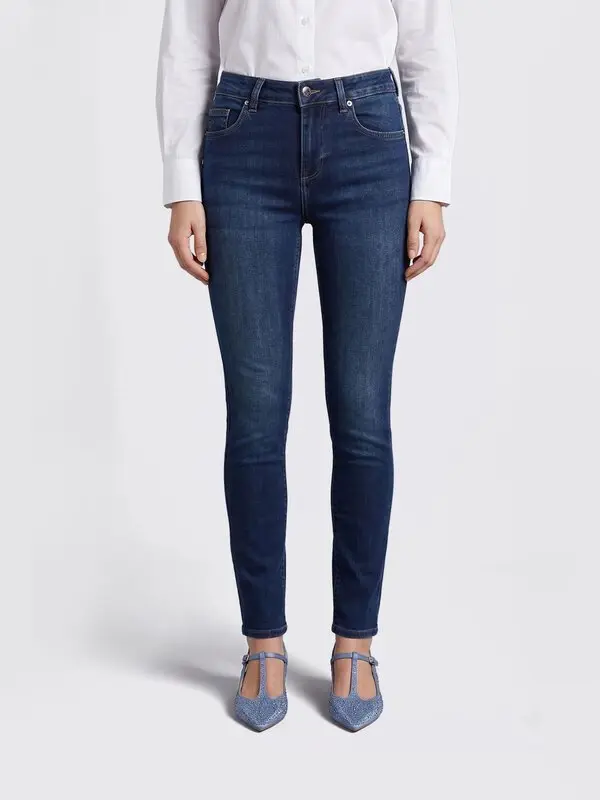 Liu Jo Skinny Fit Cotton Jeans