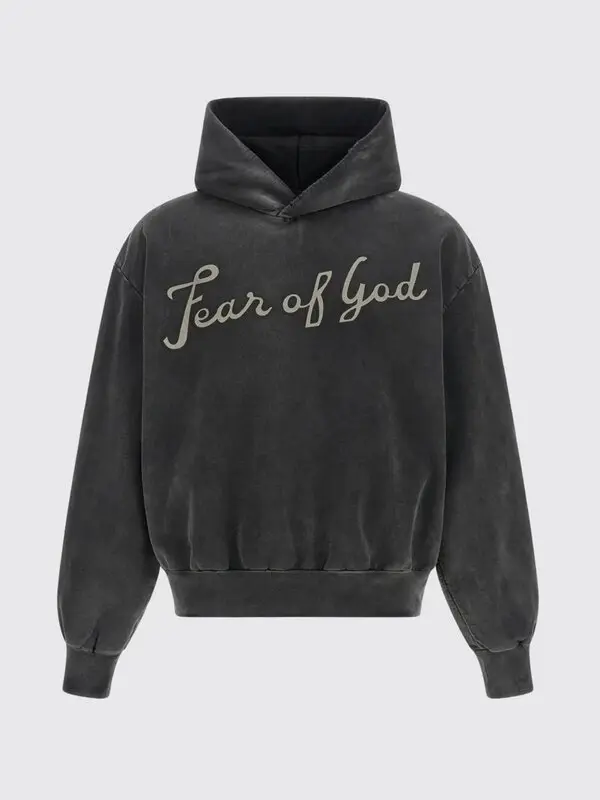Fear Of God 26" Graphic Hoodie - Black